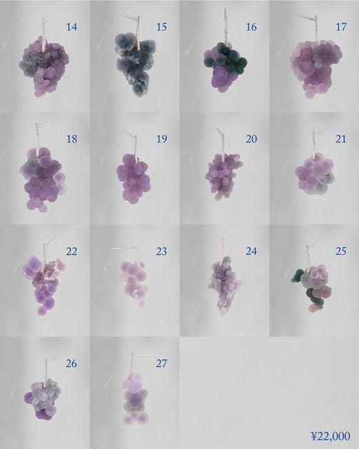 Pierce / Petit Grape（medium） - YUKI FUJISAWA online store